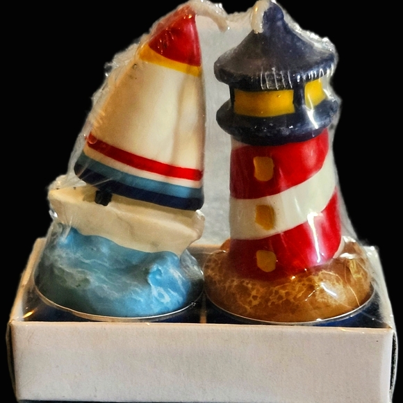 Accents | Lighthouse Sailboat Mini Candle Set | Poshmark